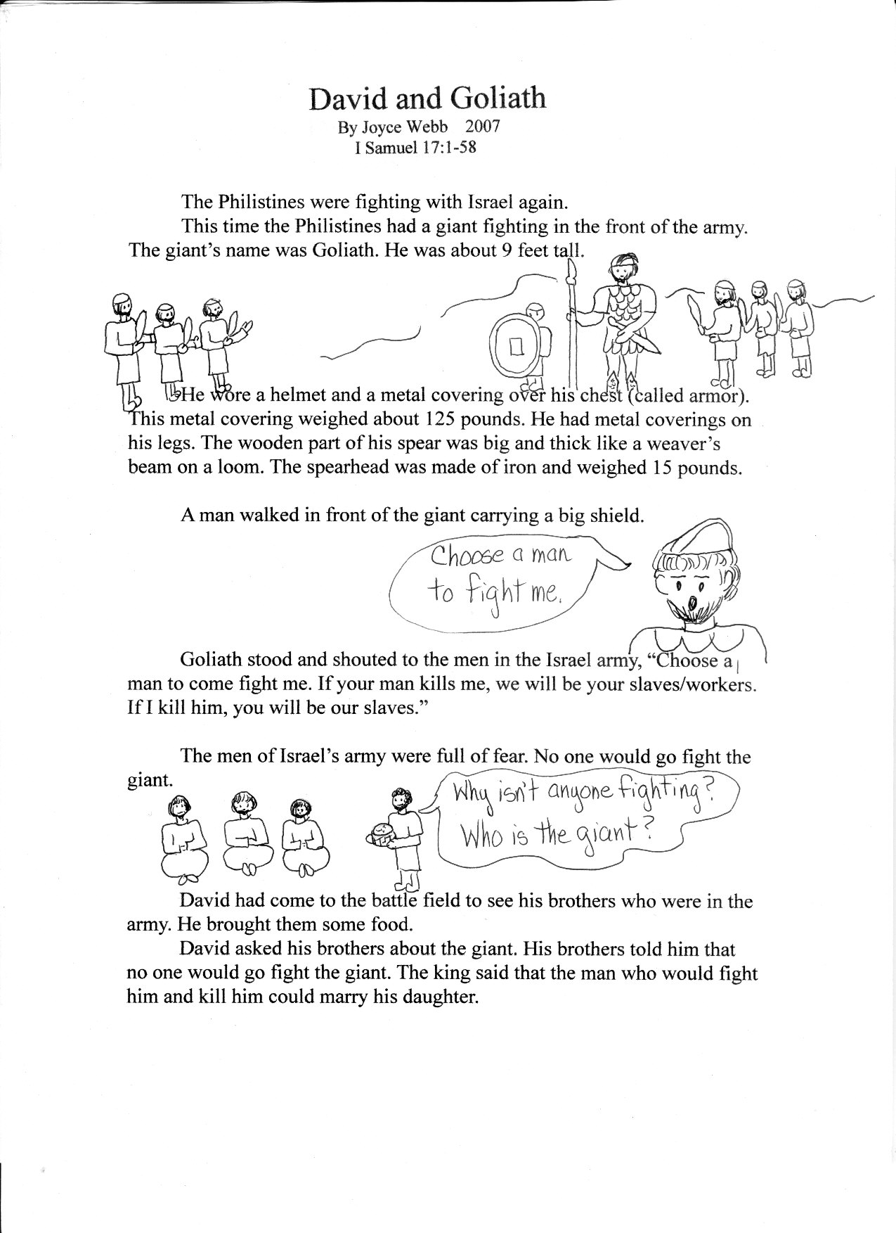 David and Goliath – Steps of Faith For the Deaf