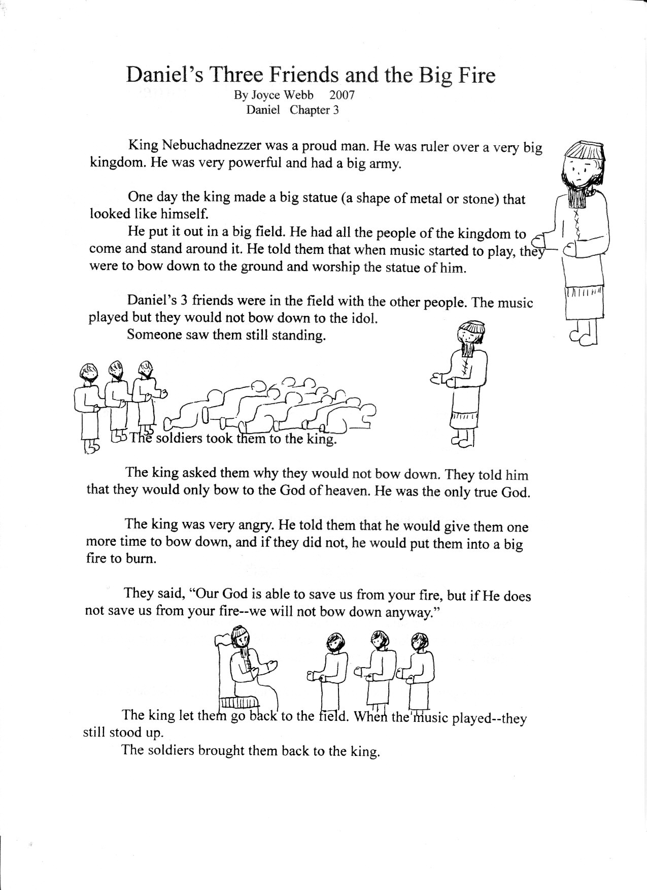 Daniel’s 3 Friends and the Big Fire – Steps of Faith For the Deaf